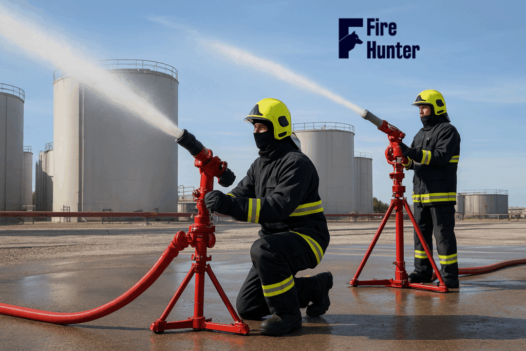 Comparing Fixed vs Portable Fire Monitors - Fire Hunter co